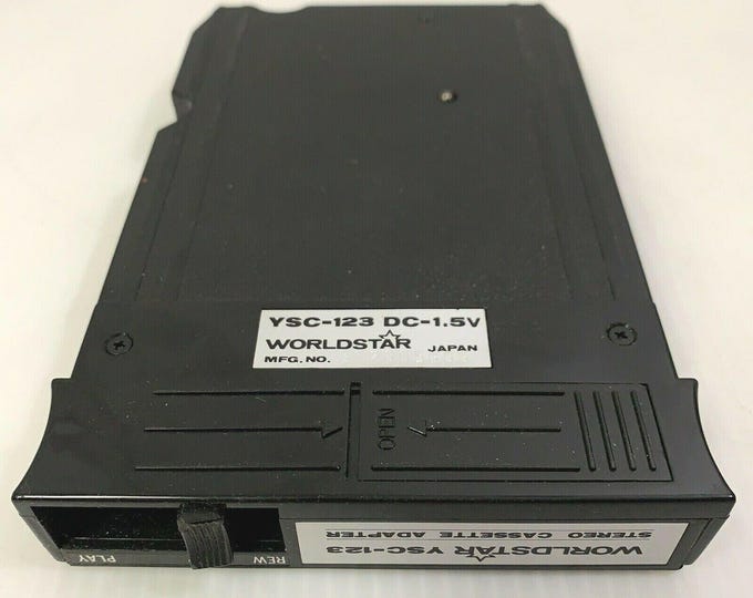 Vintage Worldstar YSC-123 Stereo Cassette Adapter - Etsy