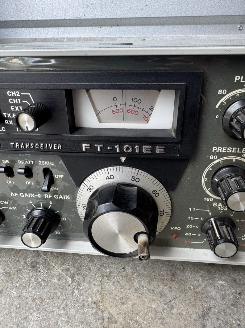 VINTAGE UNTESTED Yaesu FT-101 Transceiver - Etsy