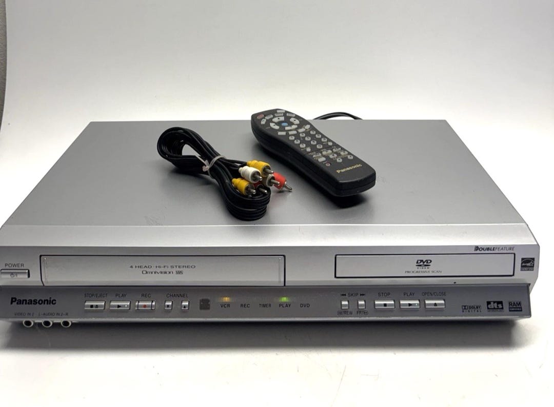 Vintage Panasonic PV-D4735S DVD VCR Vhs Player Combo Player - Etsy