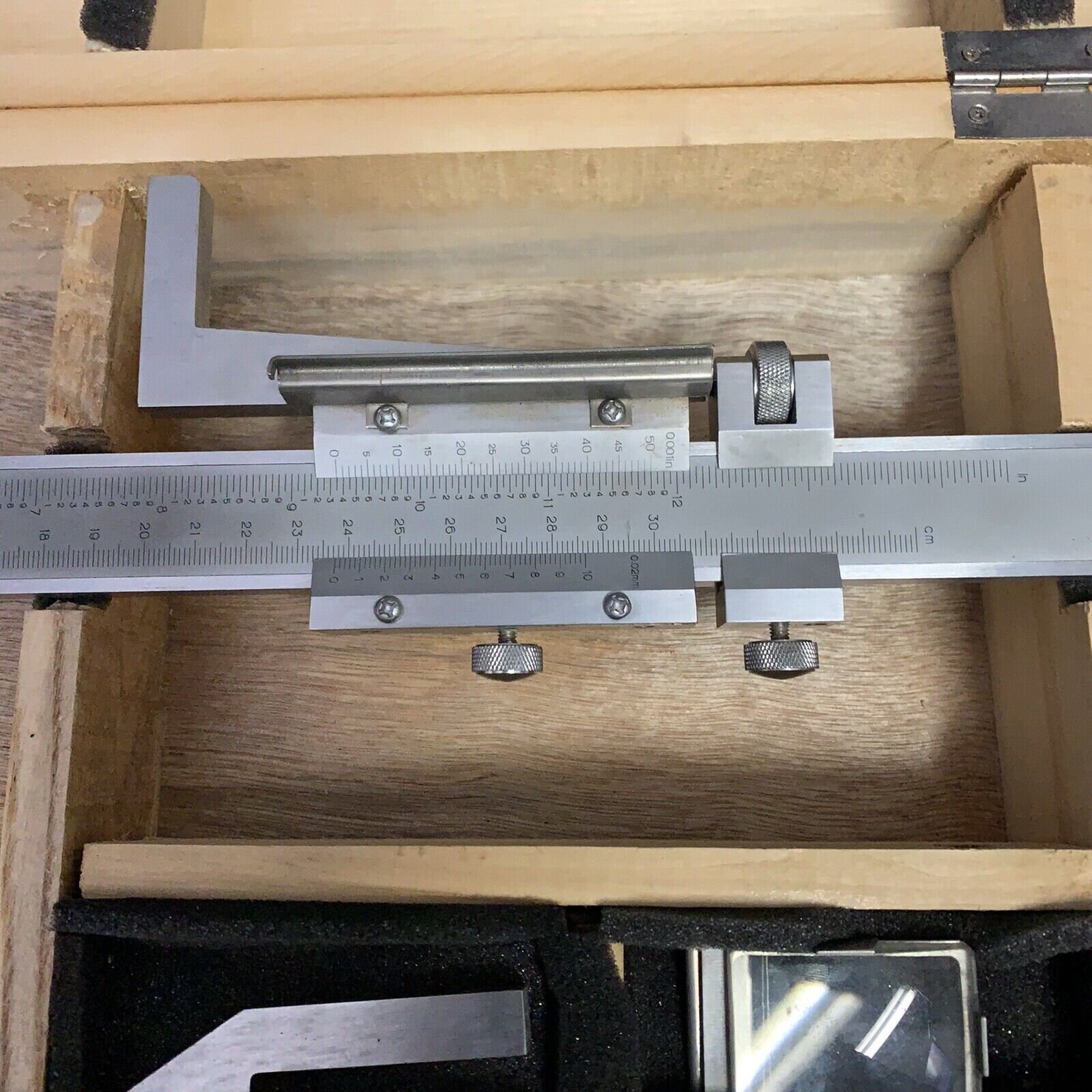 Vintage 12" Height Vernier Caliper With Zero Adjustment Device With ...