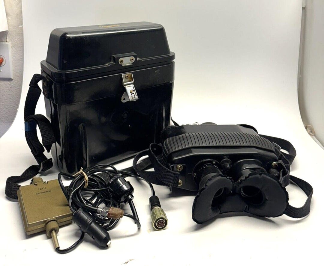 Vintage RARE WW2 Peleng Stabiscope Gyrostablized Monocular Binoculars ...