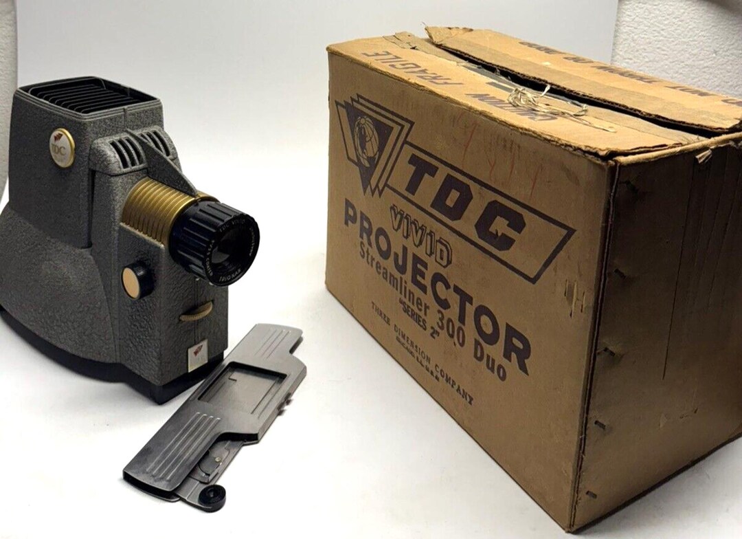 VINTAGE TDC Duo Projector Streamliner 300 Duo "series 2" Made in USA - Etsy