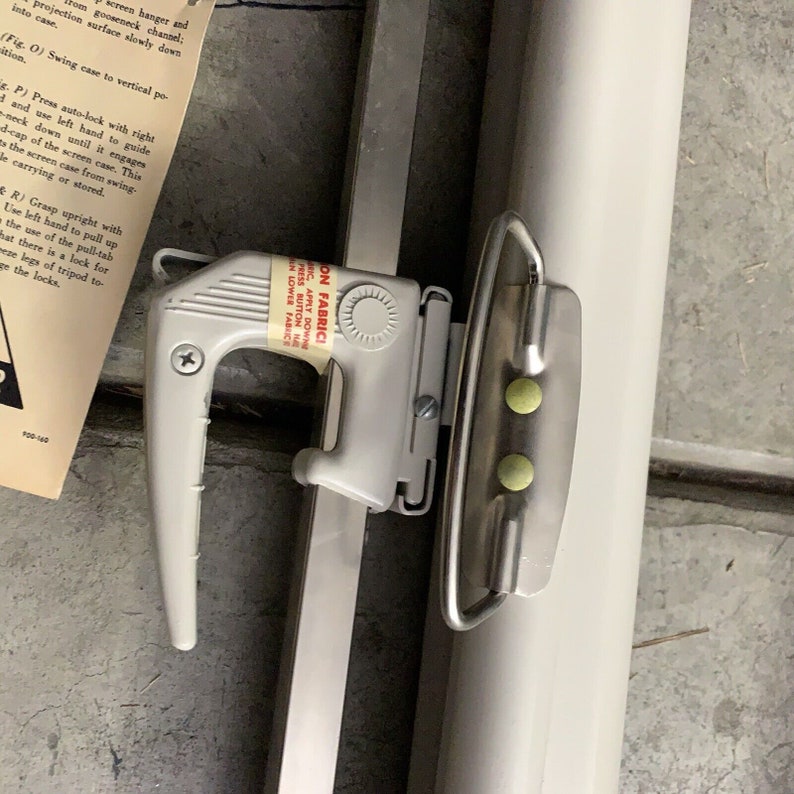 Vintage SEARS Tower Projector Projection Screen Folding Tripod 53 ...