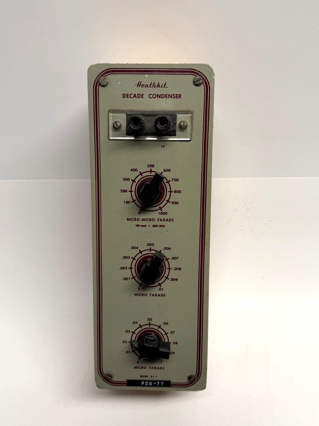 VINTAGE Heathkit DC-1 Decade Capacitor Condenser Capacitance Box - Etsy