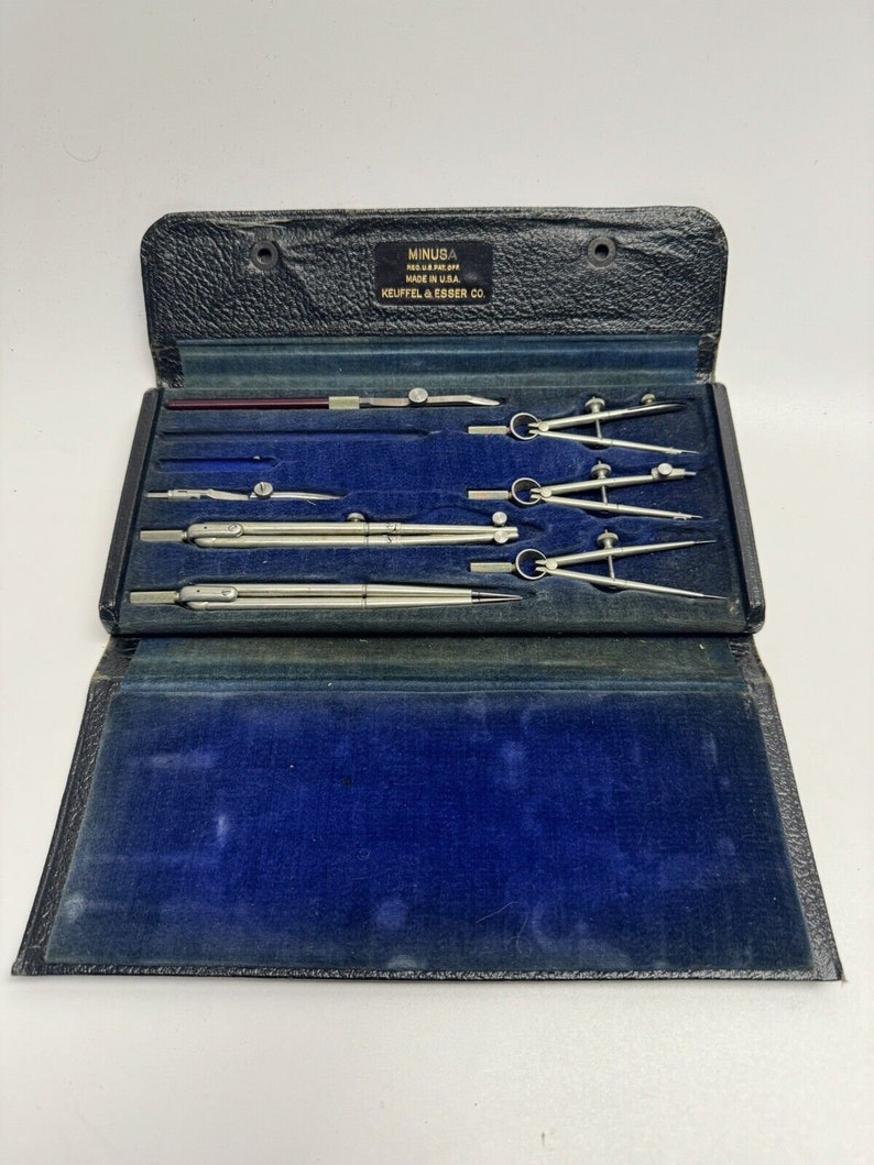 Vintage Keuffel & Esser Co. MINUSA SERIES DRAFTING Set 795 1/2 - Etsy