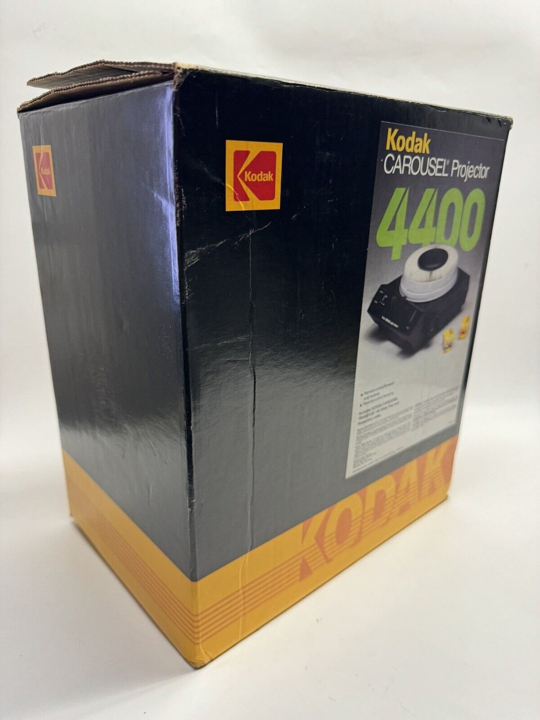 VINTAGE rare NOS Kodak Carousel 4400 Slide Projector Remote, Lens ...