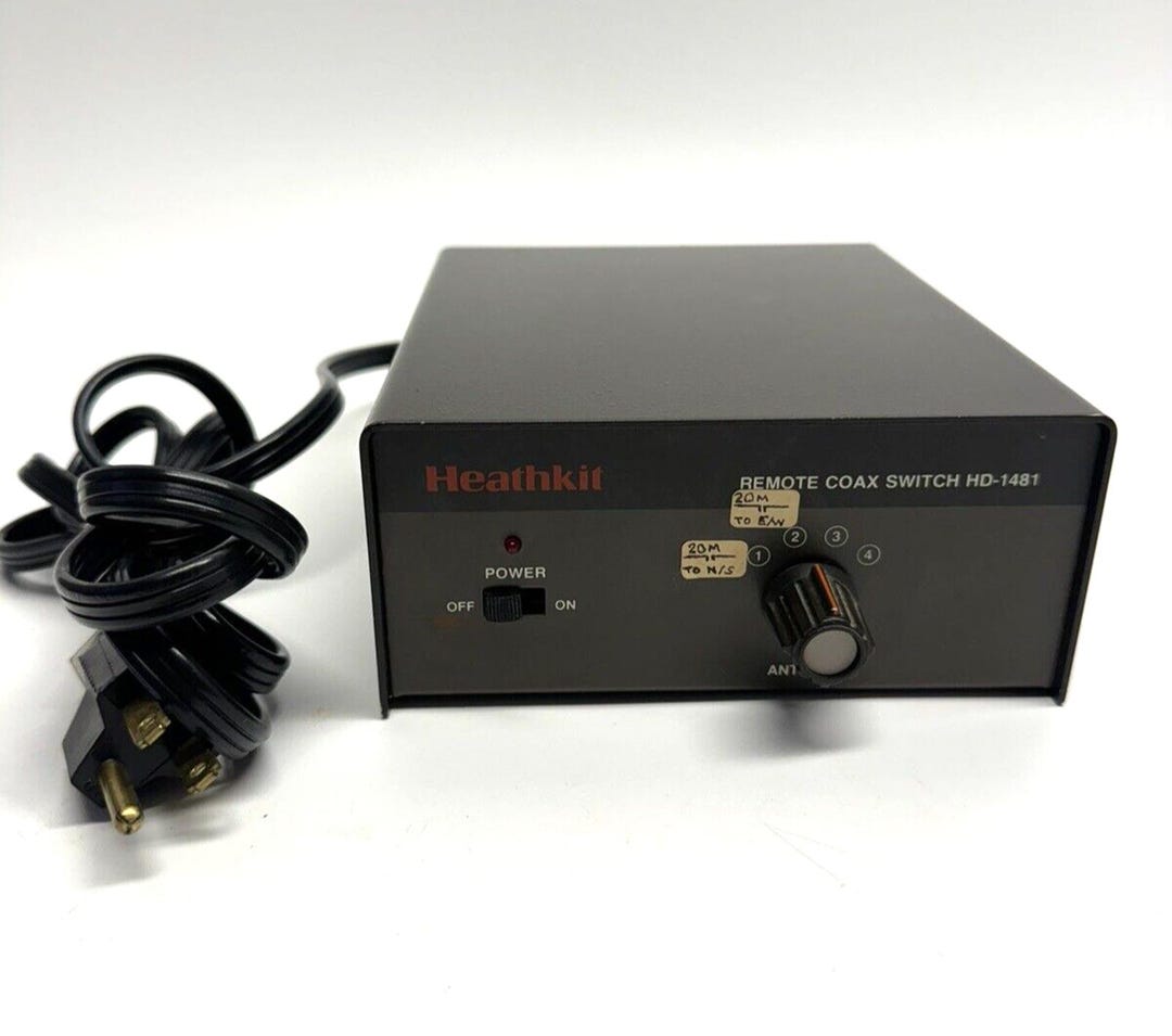 VINTAGE Heathkit Model HD-1481 Remote Coaxial Switch Box Antenna - Etsy