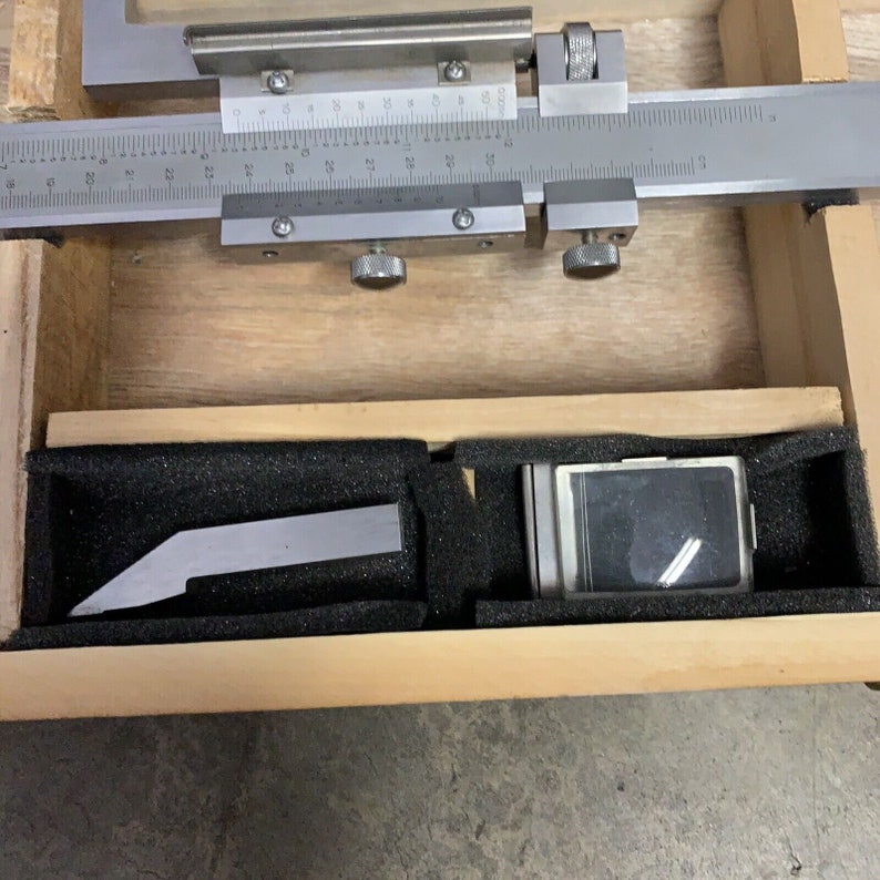 Vintage 12" Height Vernier Caliper With Zero Adjustment Device With ...