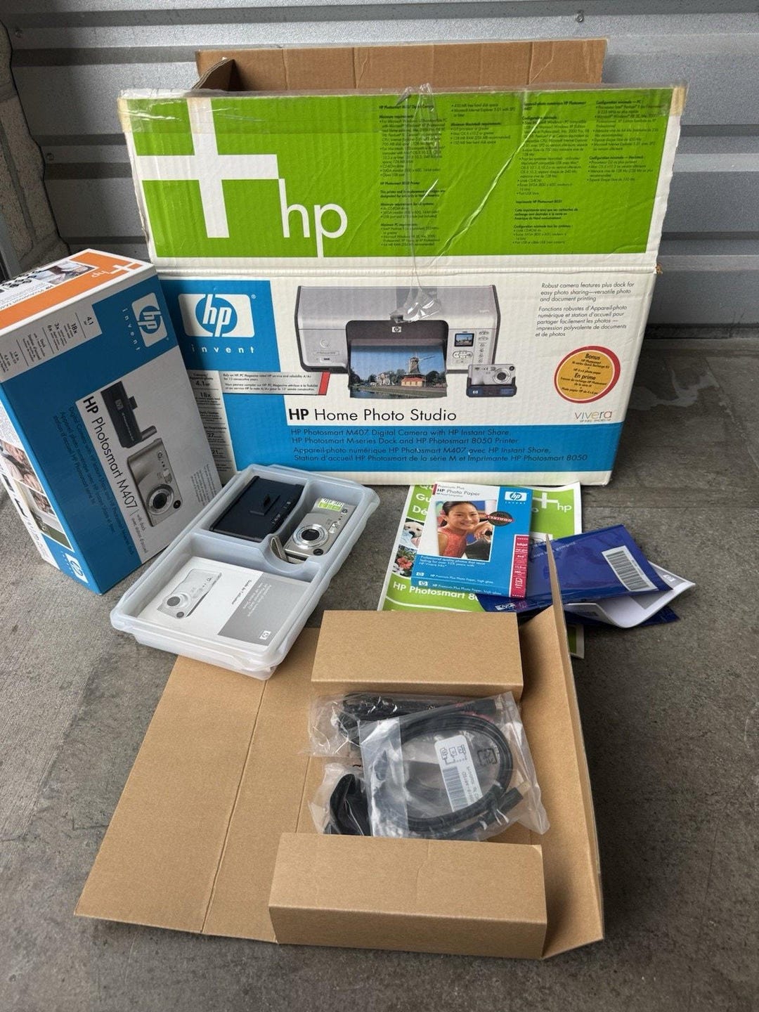 VINTAGE 2005 HP Home Photo Studio : 8050 Digital Photo Inkjet Printer ...