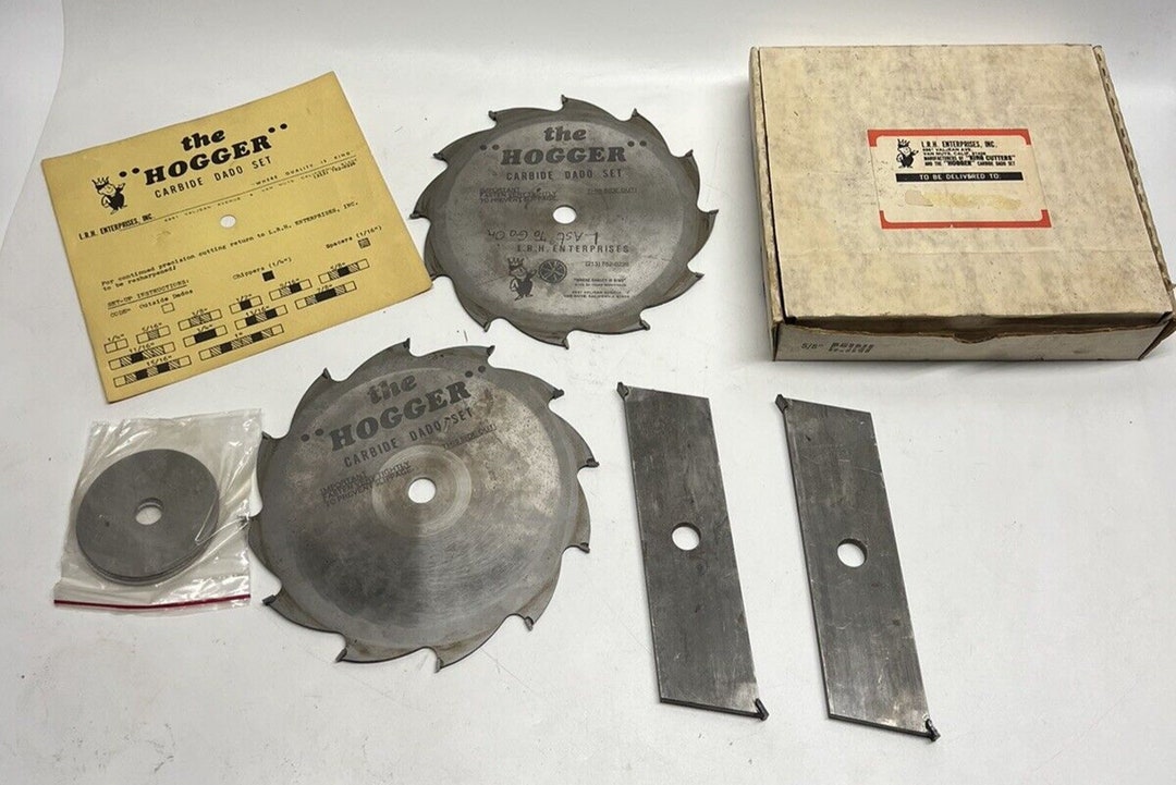 Vintage Hogger Carbide Tipped Micro-set Adjustable Dado Blade 8" - Etsy