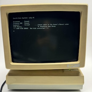 Vintage Zenith Data Systems 14ZDC3 Eazy PC Computer Powers Up - Etsy