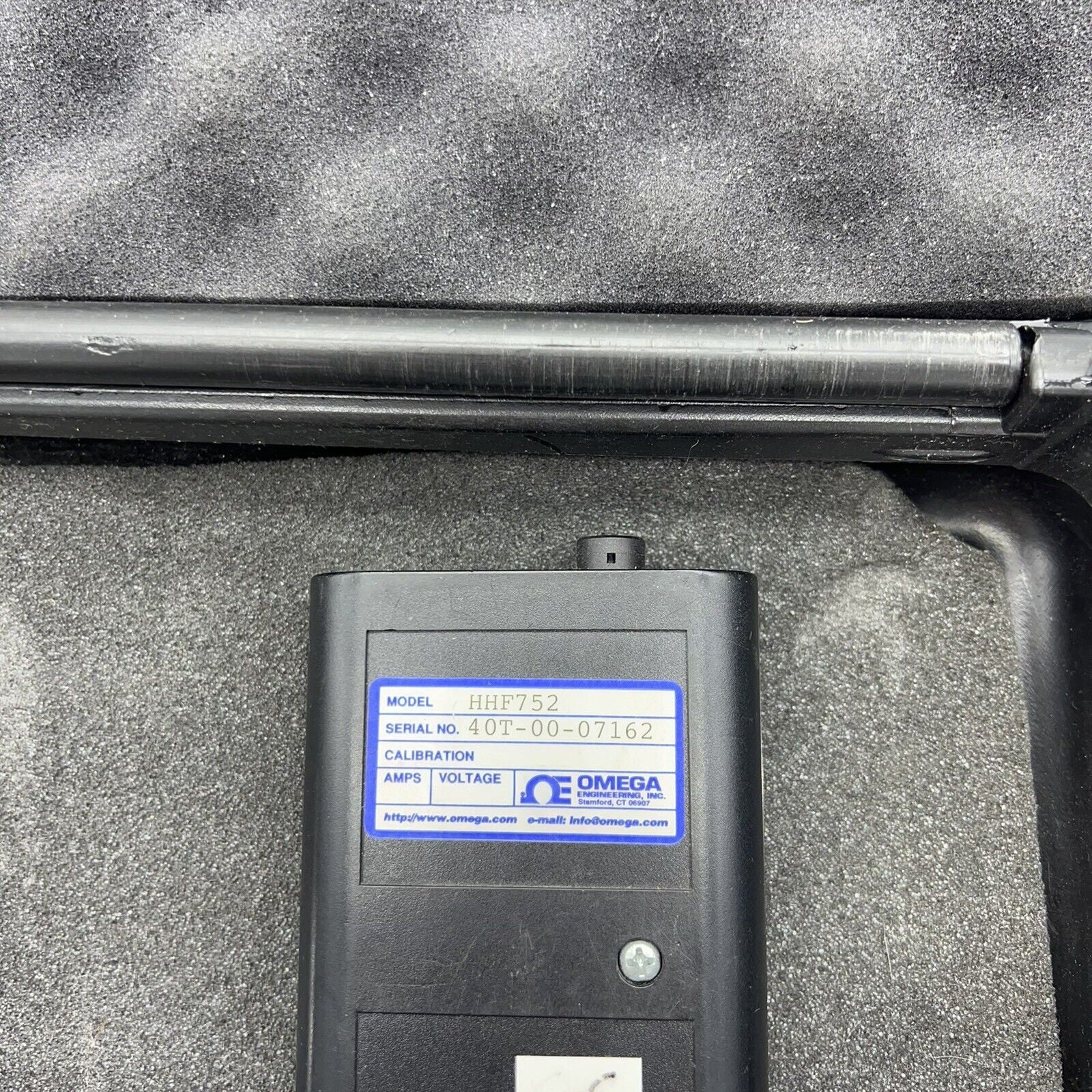 VINTAGE Omega Engineering HHF752 Digital Thermometer Anemometer Meter U ...