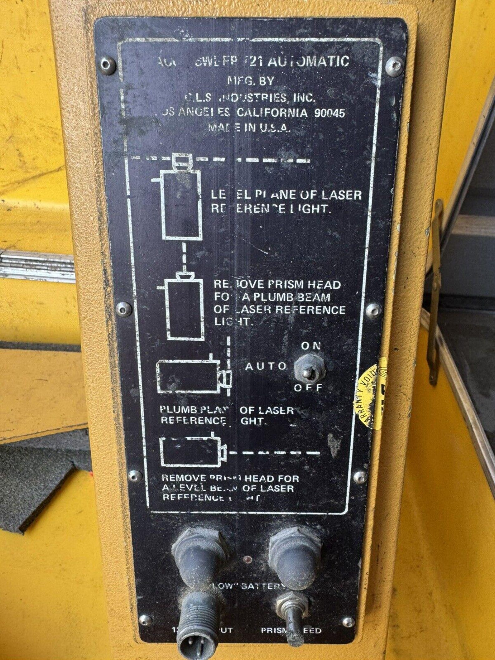 VINTAGE 1983 CLS Accusweep 721 Rotary Leveling Laser Level - Etsy