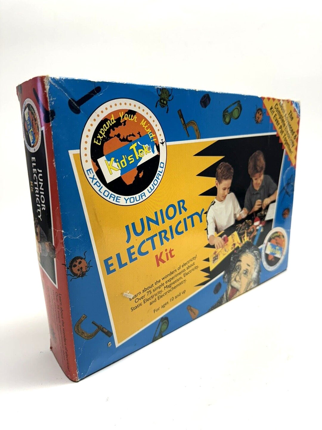 Vintage SEALED NEW Kid's Tek Junior Scientist Electricity Lab Kit. Item ...