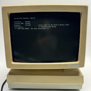 Vintage Zenith Data Systems 14ZDC3 Eazy PC Computer Powers Up - Etsy