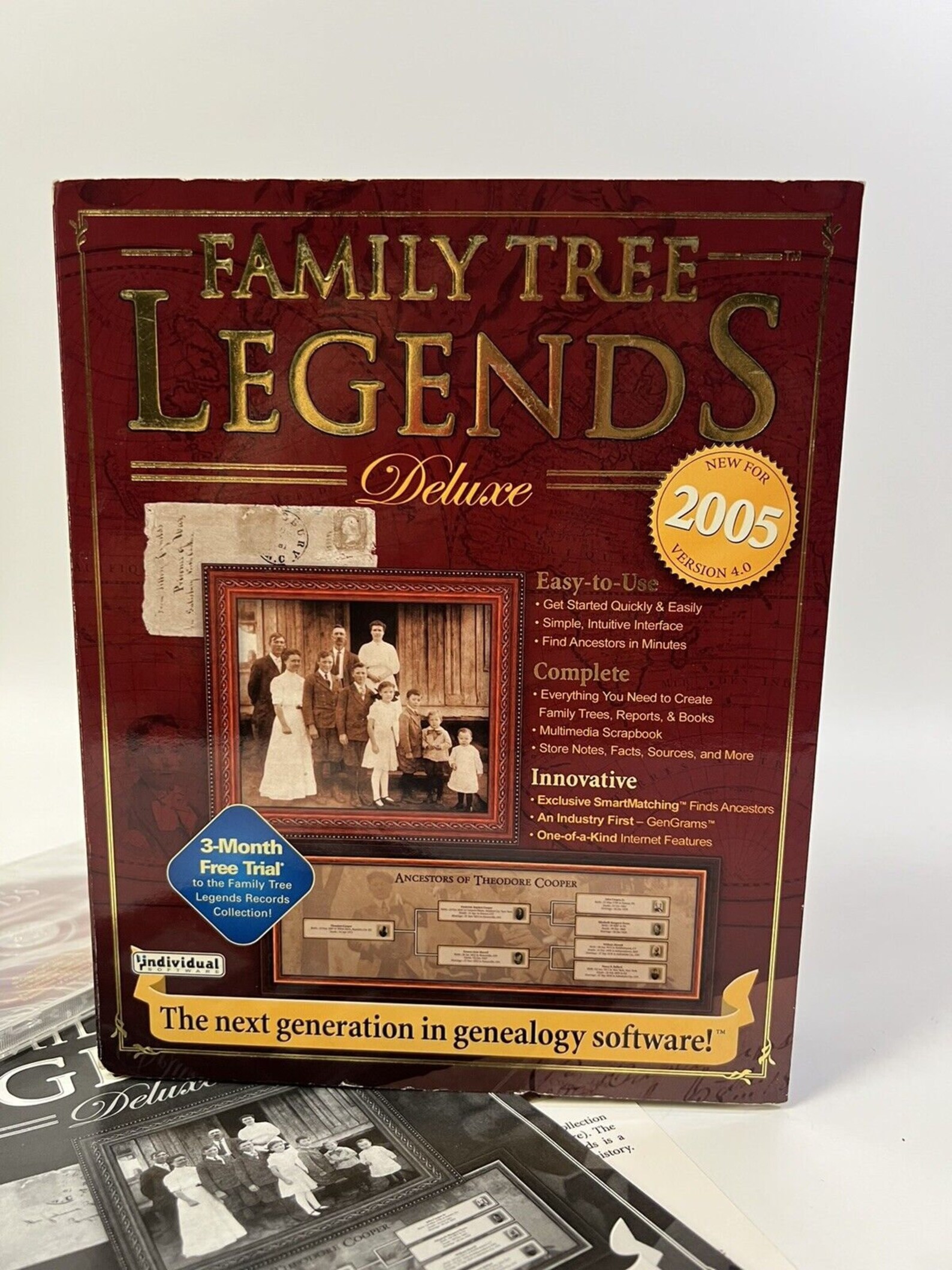 VINTAGE SEALED CONDITION Family Tree Legends Deluxe 4.0 (old Version ...