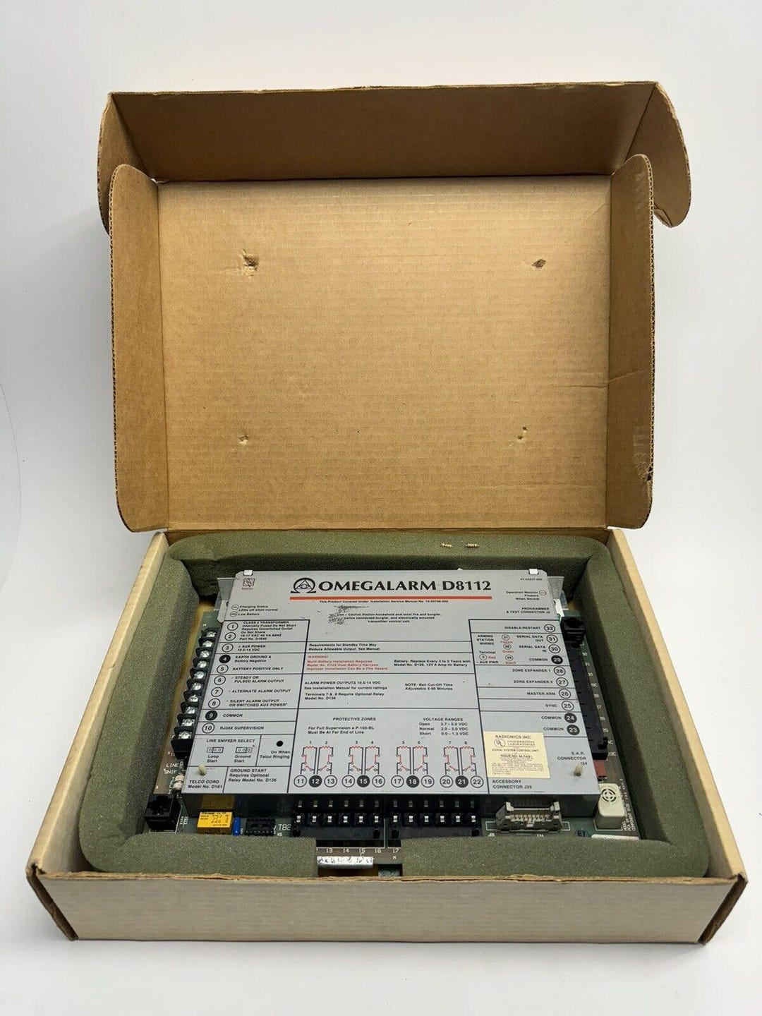 VINTAGE NOS Radionics Bosch Omegalarm D8112 Fire Alarm Control Panel - Etsy