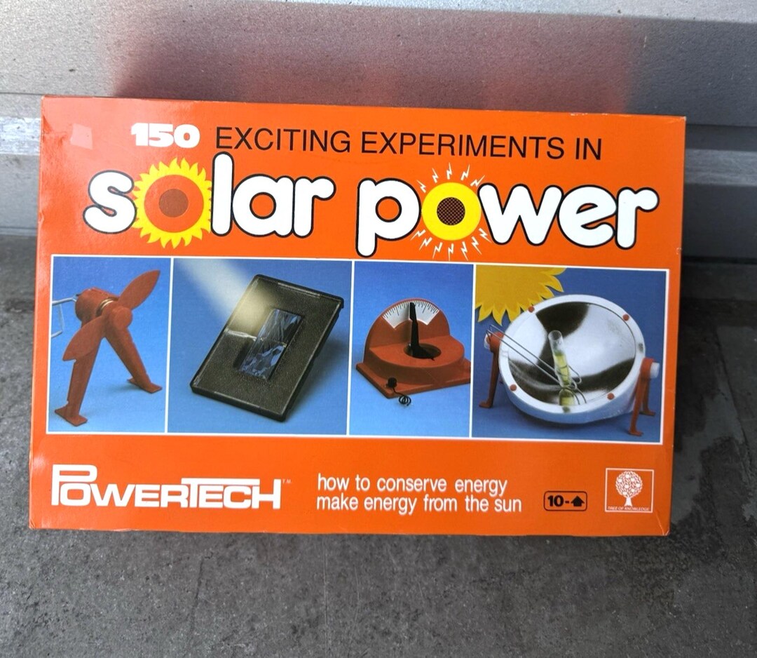 Vintage NOS Game Powertech Solar Power Tree of Knowledge Educational ...