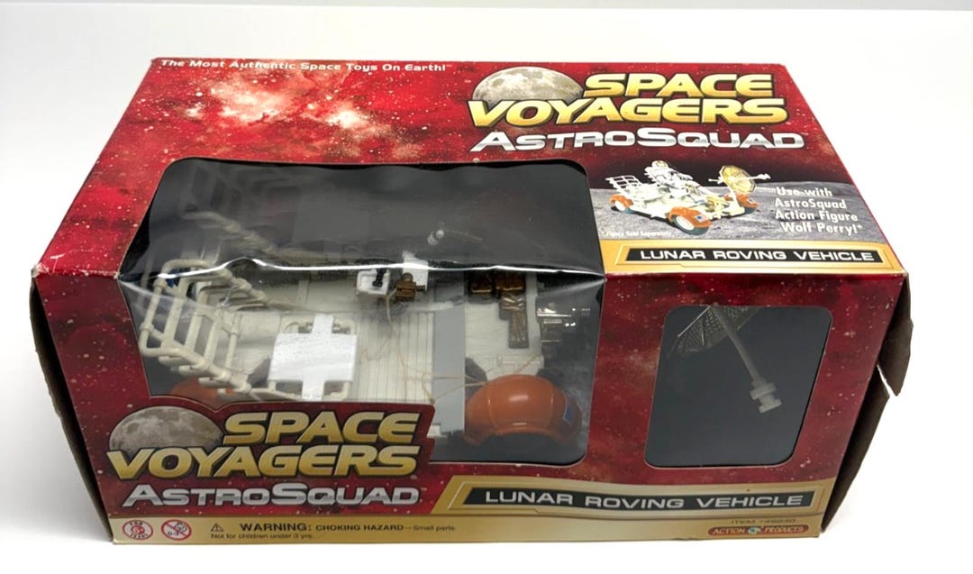 Vintage Space Voyagers Astro Squad Lunar Roving Vehicle With Apollo ...