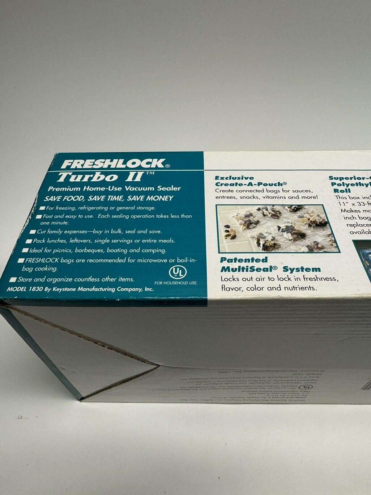 Vintage SEALED Deni Freshlock Turbo II 1830s Premium Food Saving Vacuum ...