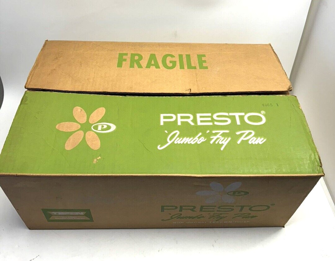 VINTAGE Rare Sealed New Presto 15" Jumbo Fry Pan Electric Skillet ...