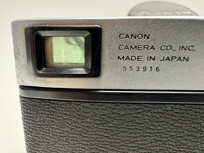 VINTAGE Canon Canonet 35mm Silver Point & Shoot Film Camera Made in ...