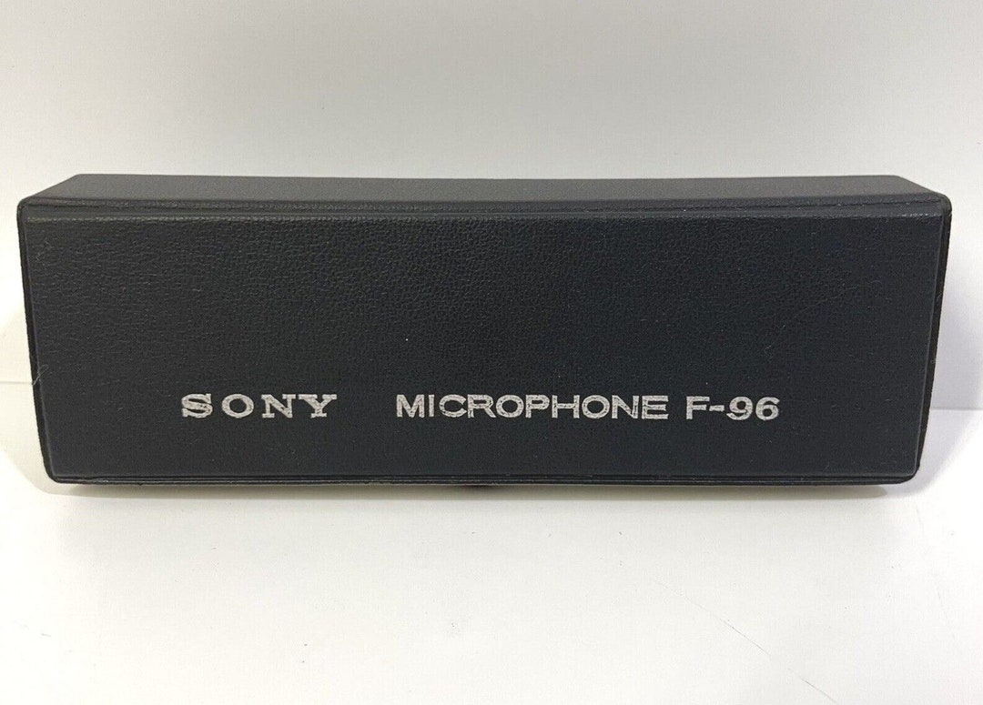 VINTAGE NEW Sony F-96 Omni-directional Dynamic Microphone Vintage Late ...