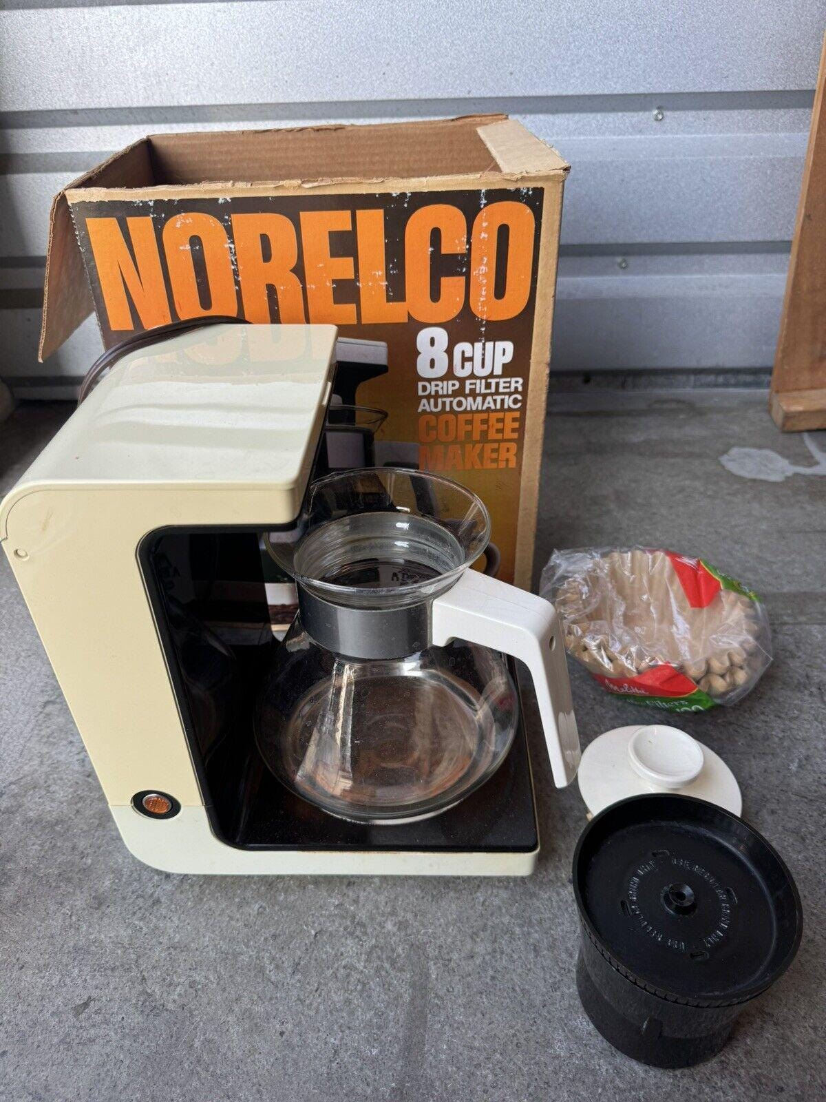 Vintage Norelco 8 Cup Drip Filter Automatic Coffee Maker - Etsy
