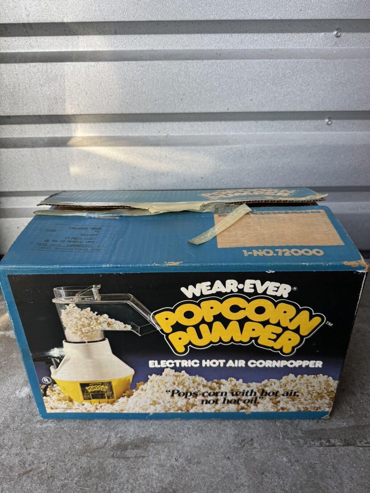 VINTAGE Wear-ever Popcorn Pumper Hot Air Popper 72000 Coffee Roaster ...