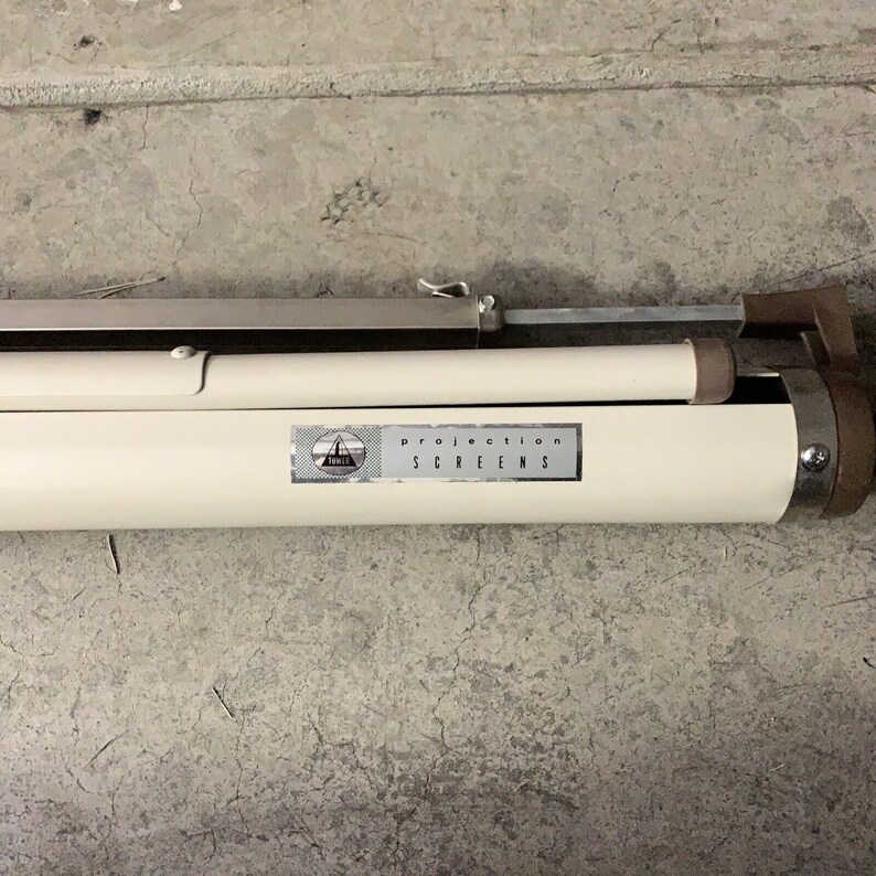 Vintage SEARS Tower Projector Projection Screen Folding Tripod 53 ...