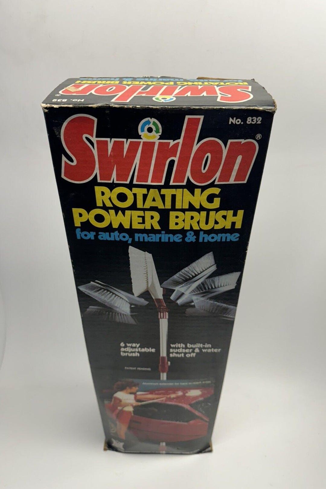 VINTAGE NOS Swirlon Auto Marine Home Rotating Power Brush Wash System ...