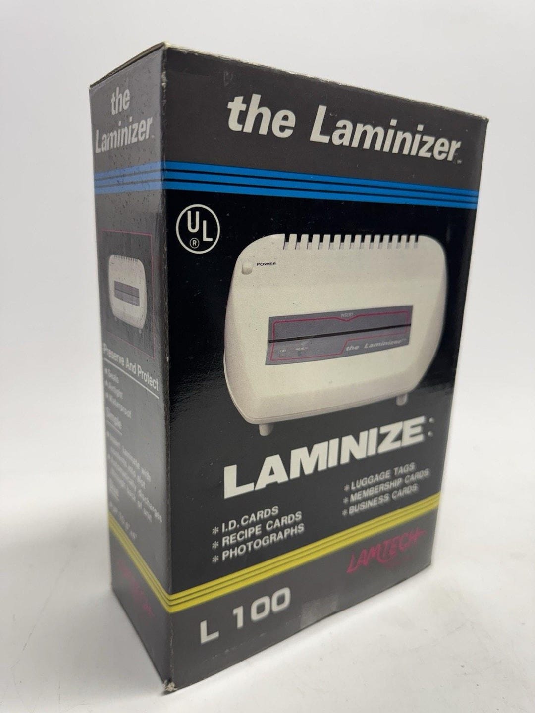 VINTAGE NOS the Laminizer L-100 Laminator by Lamtech Model RPA-100 - Etsy