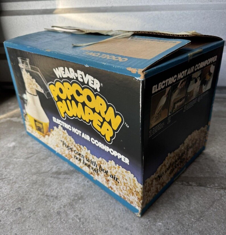 VINTAGE Wear-ever Popcorn Pumper Hot Air Popper 72000 Coffee Roaster ...