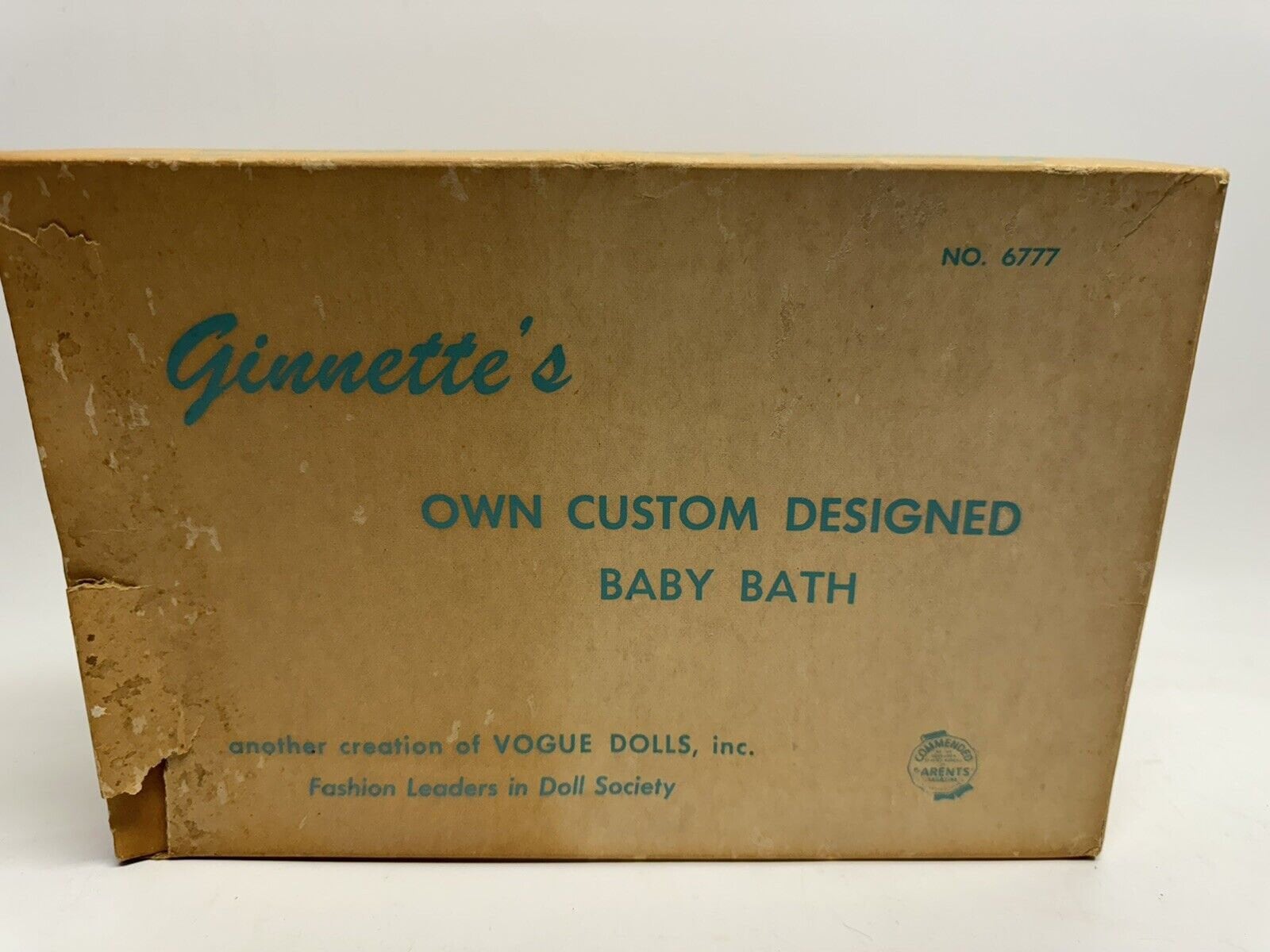 Vintage RARE 11 Ginnette Baby Doll Baby Bath Model 6777 W/box - Etsy