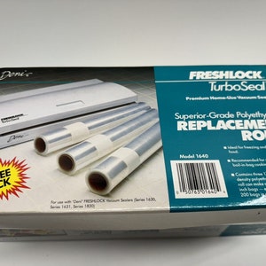 Vintage SEALED Deni Freshlock Turbo II 1830s Premium Food Saving Vacuum ...