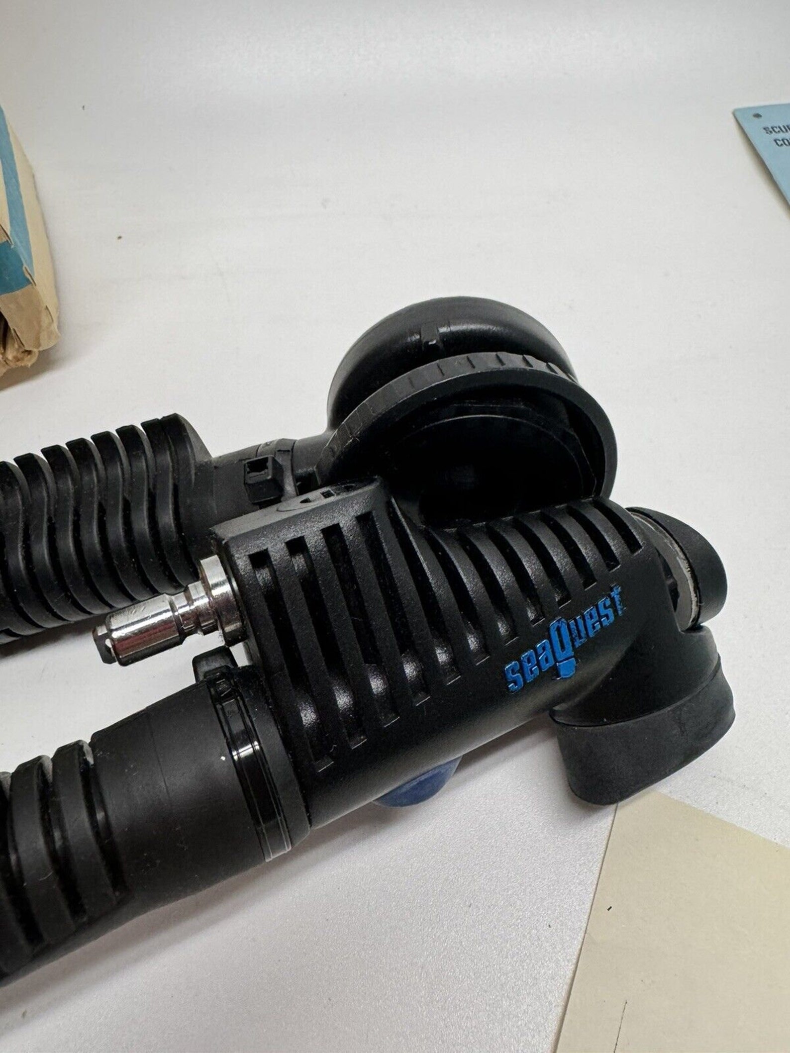 VINTAGE SCUBAPRO Pressure Gauge, Scuba Hose and a Seaquest Dual Valve ...