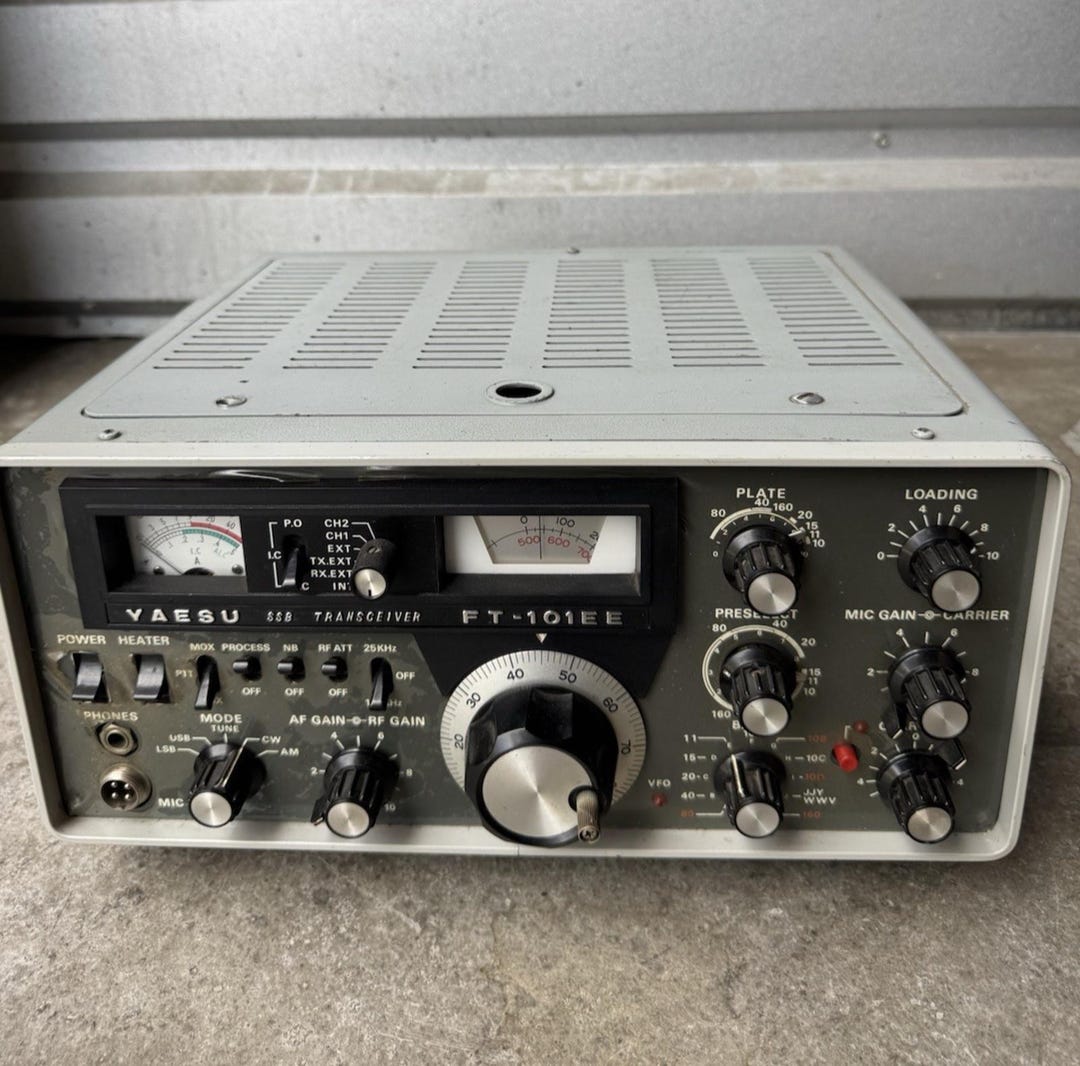 VINTAGE UNTESTED Yaesu FT-101 Transceiver - Etsy