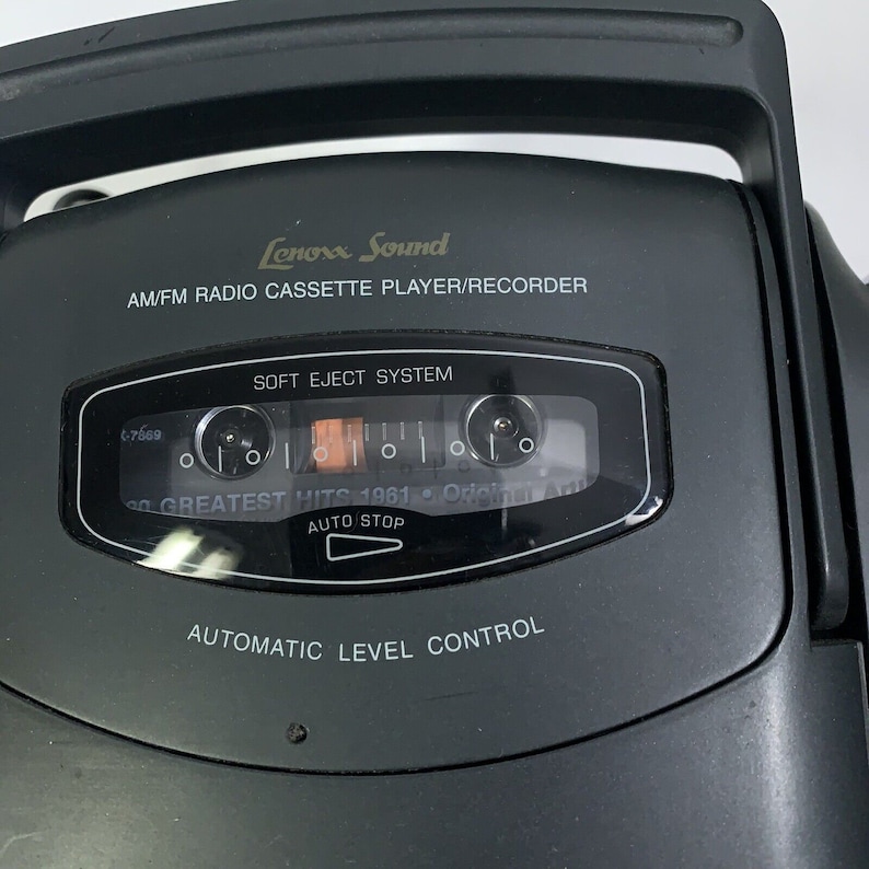 Vintage Lenoxx Sound AM/FM Radio Cassette Recorder CT-109 - Etsy
