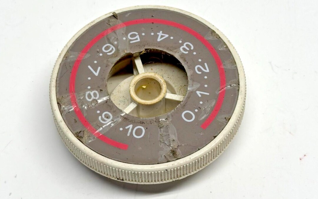 Vintage Stitch Dial & Indicator Plate Brother Standard Knitting Machine ...