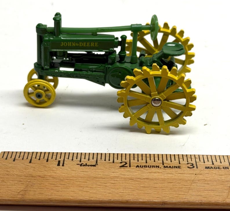 Vintage Ertl John Deere Diecast Mini F-14 Tractor Measures 3” - Etsy