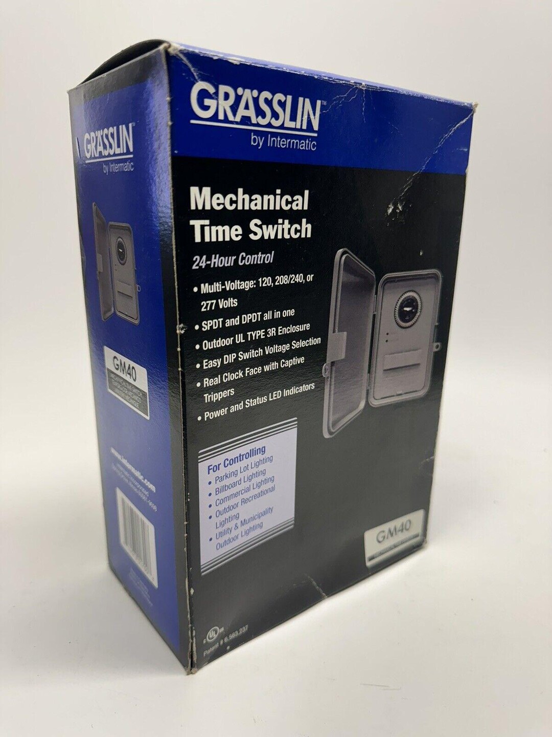 VINTAGE SEALED Intermatic Grasslin Mechanical Timer Switch GM40 Made in ...