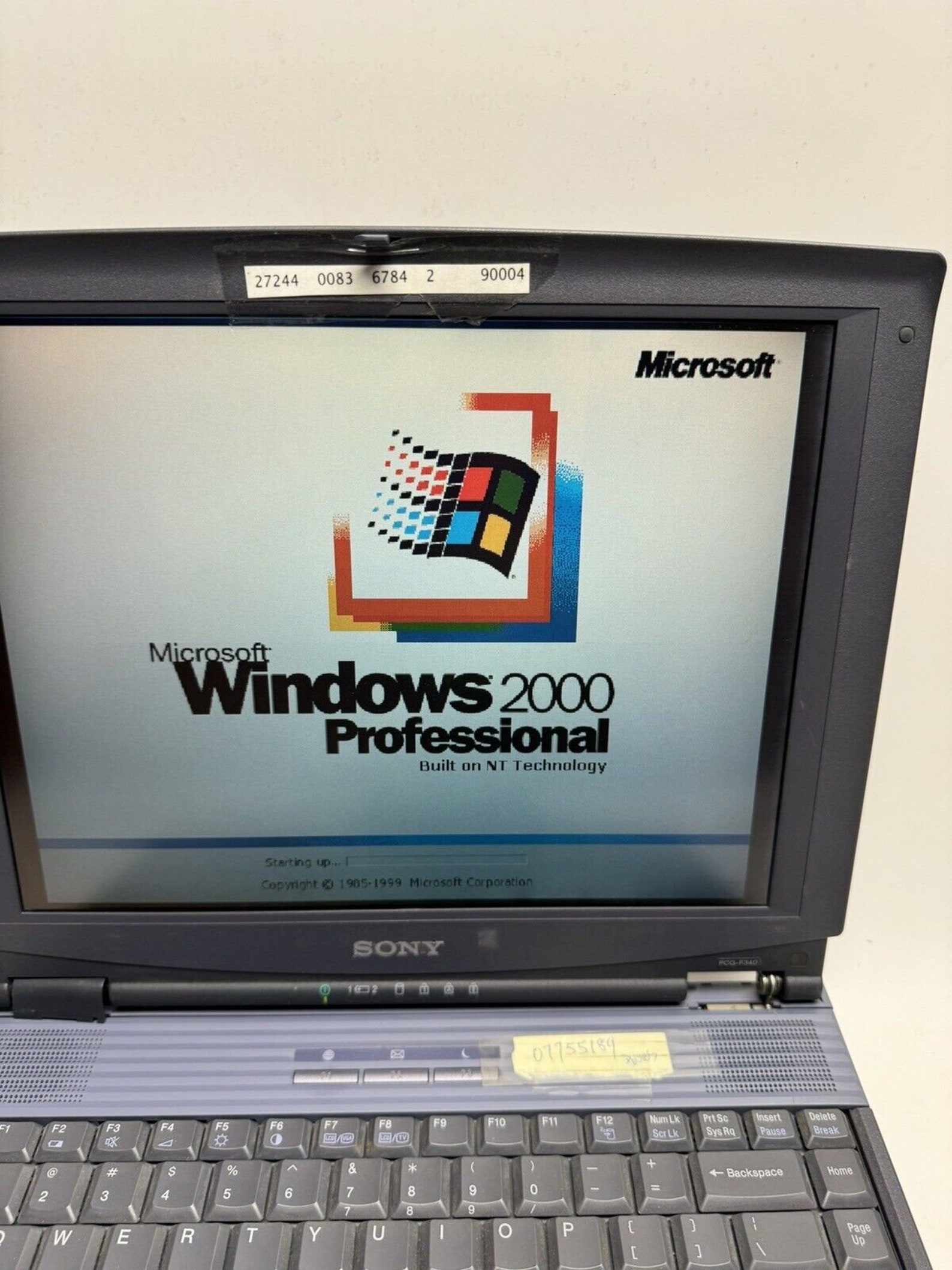 Vintage Sony VAIO PCG-F340 Laptop W/oem Power Adapter for Parts or ...