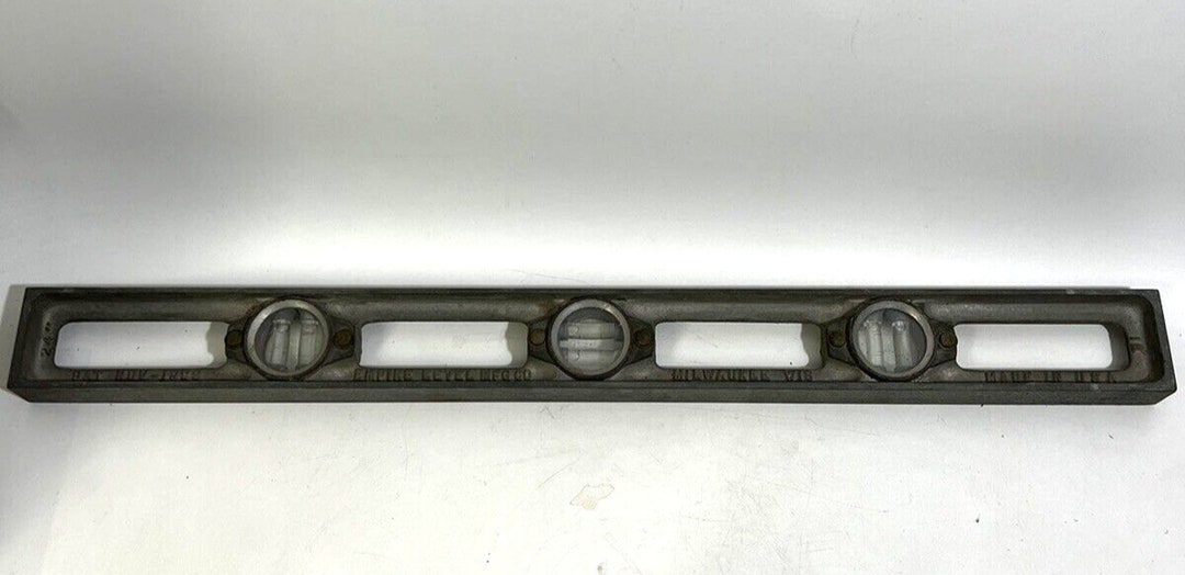 Vintage "rare" Empire Level MFG CO 2 Foot Metal Speed Level 24” MADE in ...