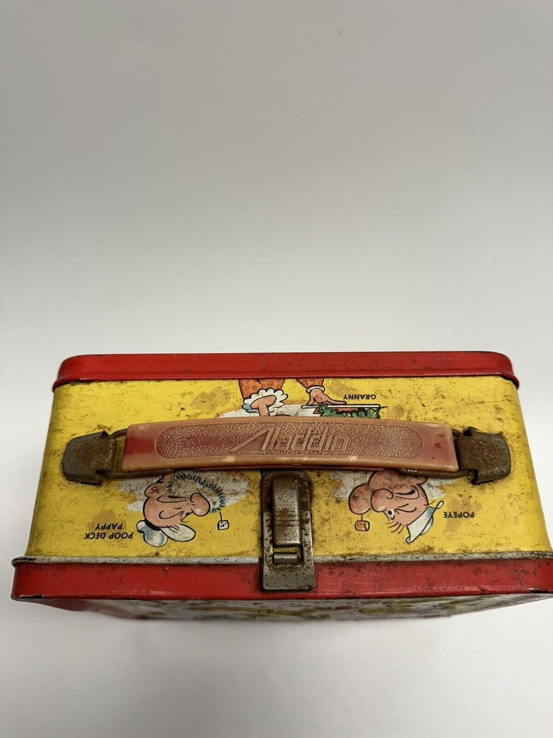 Vintage 1980 POPEYE Metal LUNCH BOX Made in U.S.A - Etsy