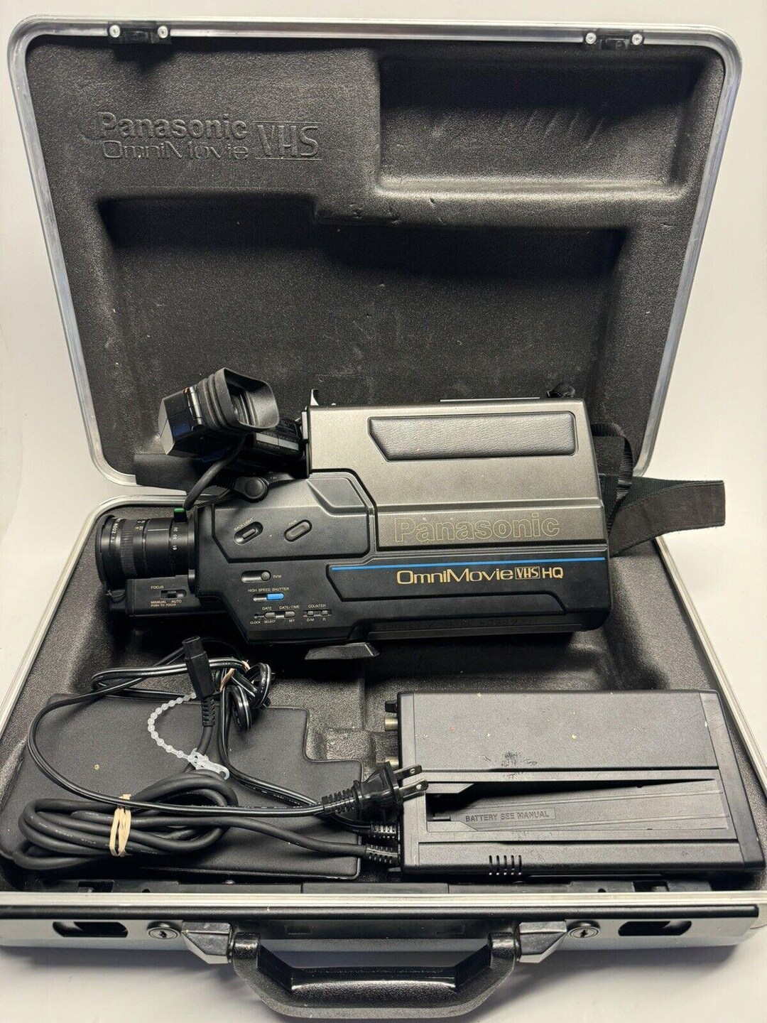 Vintage 1987 Panasonic Omnimovie VHS PV-3200 Camera Recorder Japan ...