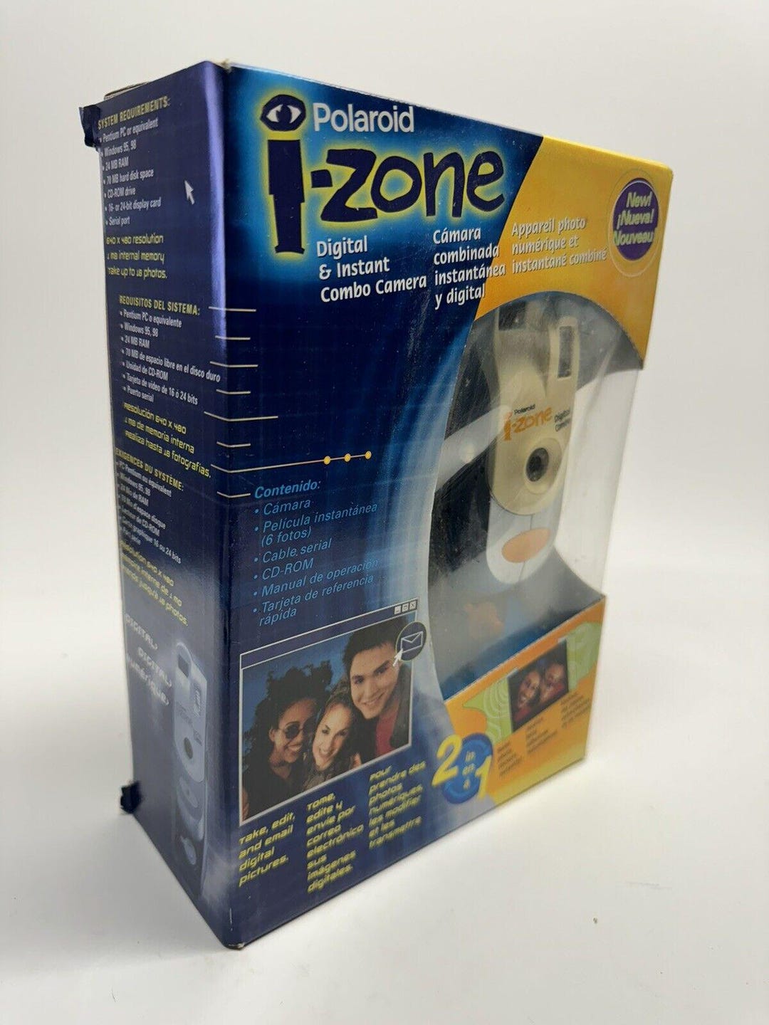 VINTAGE NOS 2000 Polaroid I-zone Digital & Instant Combo Camera - Etsy