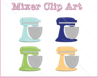 Stand mixer clipart | Etsy