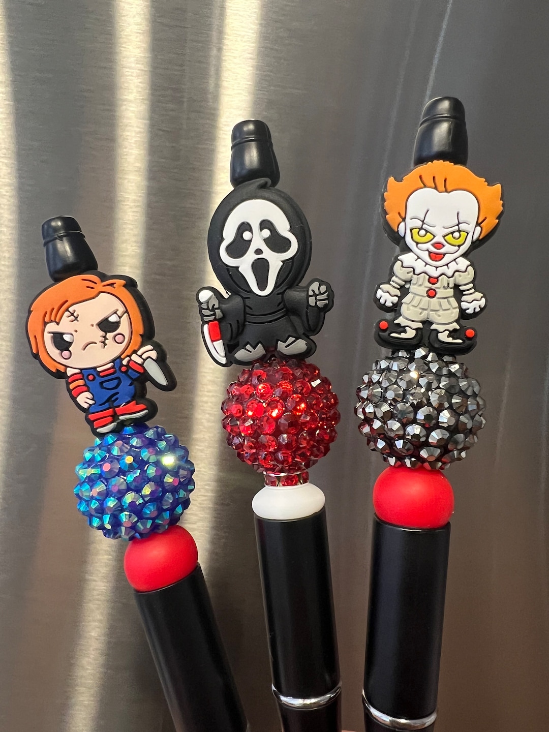 Chucky Pennywise Ghost Face Inspired Beaded Pens - Etsy