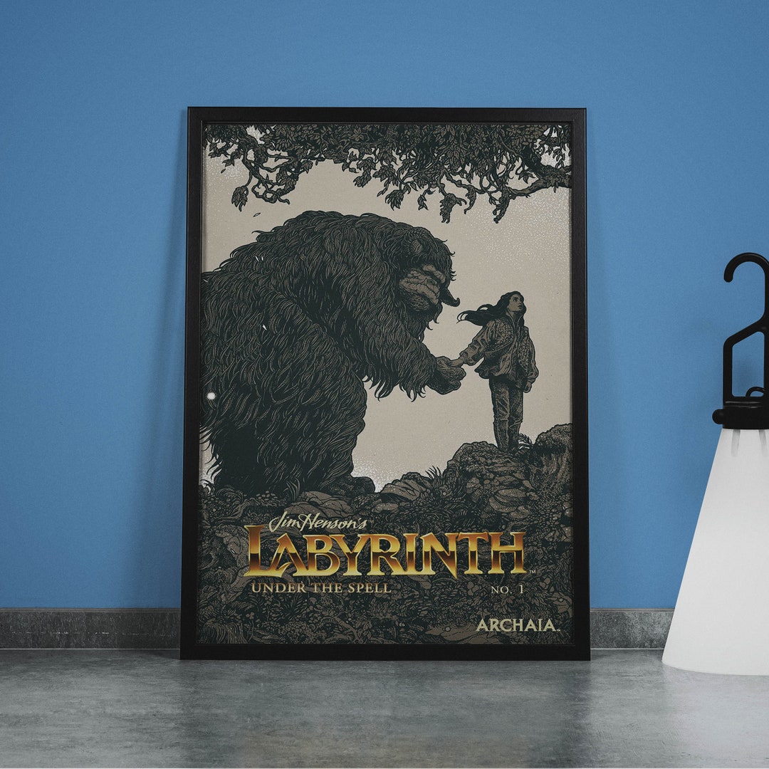 Labyrinth 1986 Poster Movie Poster Canvas Print Art - Etsy