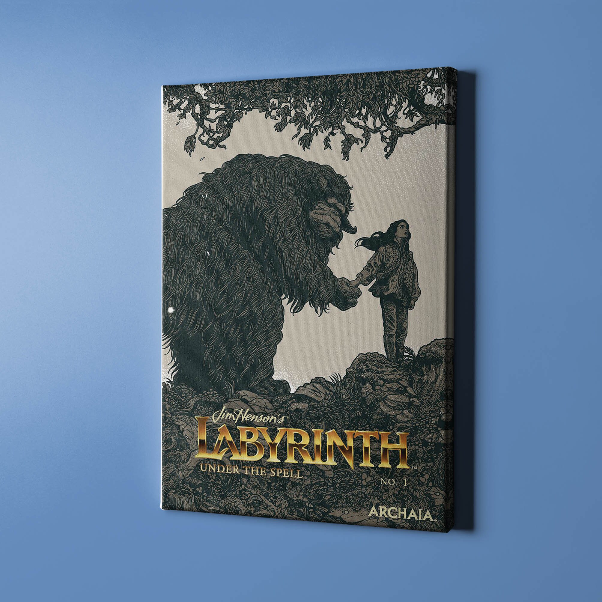 Labyrinth 1986 Poster Movie Poster Canvas Print Art - Etsy